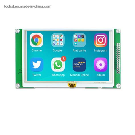 5 Inch Tft 800x480 Lcd Display 8080 6800 Spi I2c Interface Resistive
