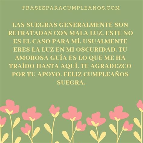 Las Mejores Palabras Para Mi Suegra En Su Cumplea Os Felicidades