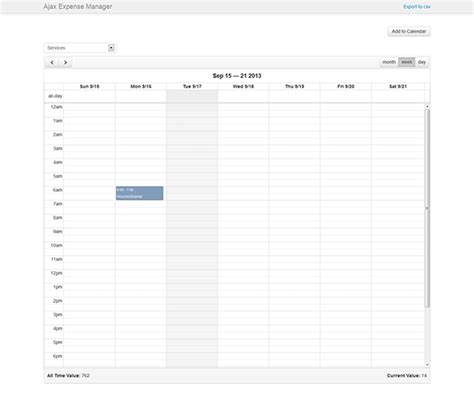 Ajax Expense Manager On Behance