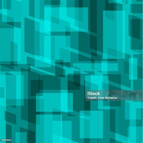 Bright Geometric Shapes Rectangles Overlapping Vector Graphic