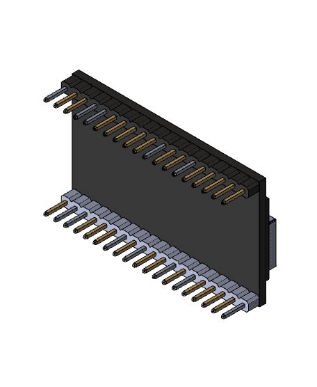 Esp32 Wroom 32 3d Model By Choaib Elmadi On Thangs