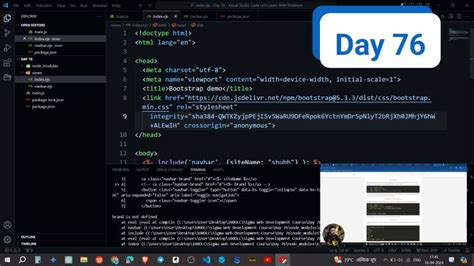 Day 76 Of The 100dayslearningchallenge Expressjs Template Engine