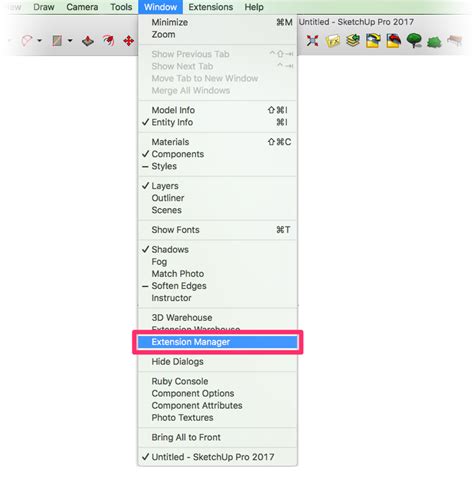 Install Sketchup 6 Extension Vicabasics