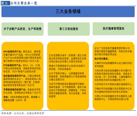公司主要业务一览行行查行业研究数据库