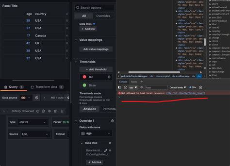 Links To Folder Path Table Panel Grafana Labs Community Forums