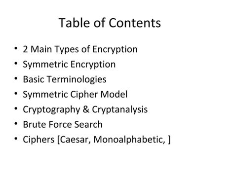 Classical Encryption Techniques Ppt Information And Network Security Computing