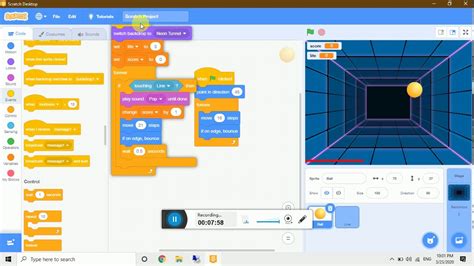 Scratch 30 Tutorial Ping Pong Game Part 1 Tutorial Coding