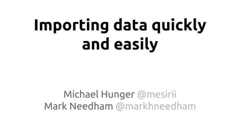 Importing Data Into Neo4j Quickly And Easily Stackoverflow Pdf