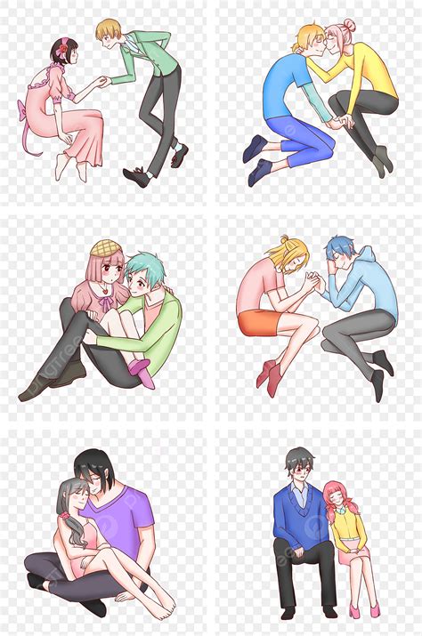 Chibi Couple Kissing Base
