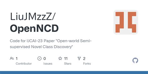 GitHub LiuJMzzZ OpenNCD Code For IJCAI Paper Open World Semi Supervised Novel Class