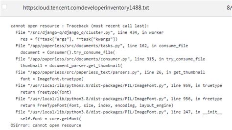 Bug Upload Txt And Generating Thumbnail Failed · Issue 1422 · Paperless Ngxpaperless Ngx