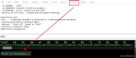 Pymol 常用指令：mutation In Pymolpymol点突变 Csdn博客