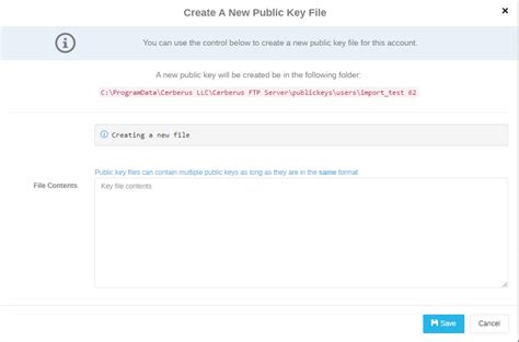 Configuring A User For Ssh Public Key Authentication Cerberus Support