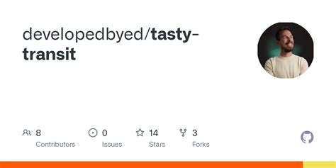 Github Developedbyed Tasty Transit