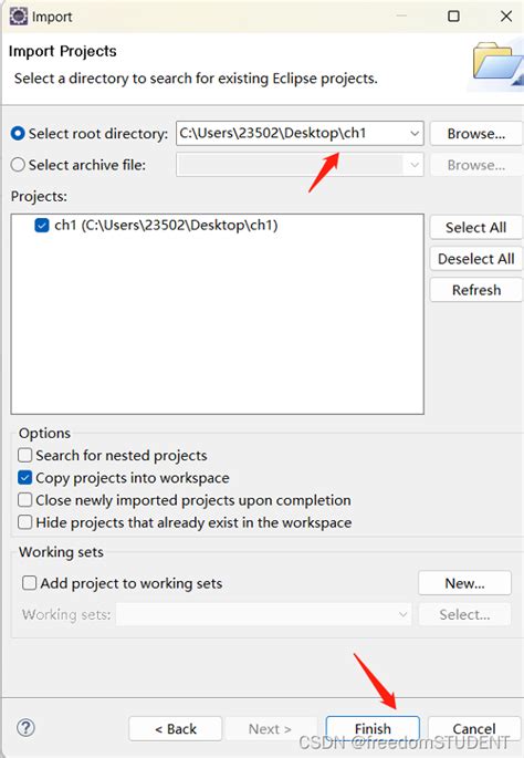 【eclipse】如何导入项目 Csdn博客