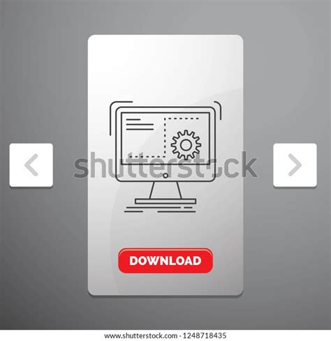 Command Computer Function Process Progress Line Stock Vector Royalty Free 1248718435