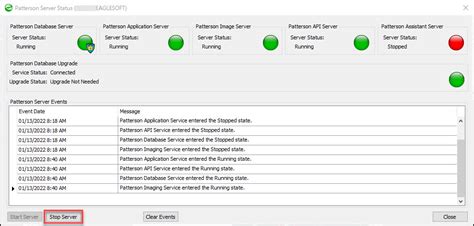 Database Server Engine Starting And Stopping