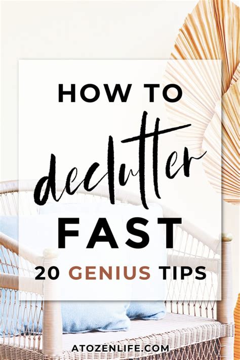 Epic Tips To Declutter FAST That Are Low Effort And Stress Free