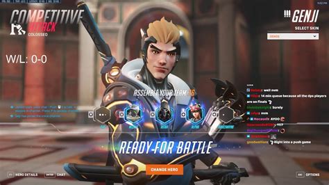 One Punch Man Ow 2 New Genji Skin Genos Necros Genji Overwatch 2 Season 3 Gameplay Youtube