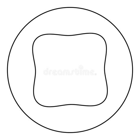 Square Outline Round Corners Stock Illustrations 135 Square Outline Round Corners Stock