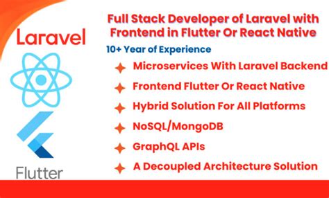 Do Full Stack Development Of Mobile Apps In Flutter And React With