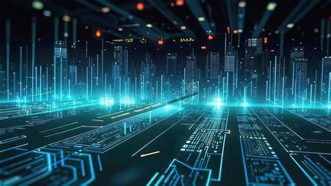 Abstract Technology Background For Machine Learning And Big Data Network Connectivity Stock