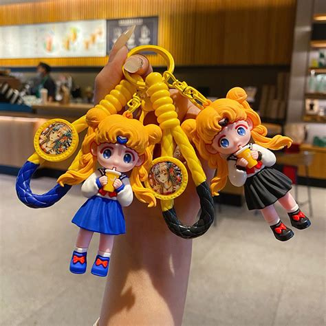 การ ์ ตูนชานมสาวสวยพวงกุญแจ จี ้ ตุ ๊ กตาอีพ ็ อกซี ่ แฟชั ่ นน ่ ารัก Shopee Thailand