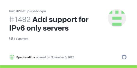 Add Support For IPv6 Only Servers Issue 1482 Hwdsl2 Setup Ipsec