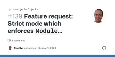 Feature Request Strict Mode Which Enforces Module Definitions