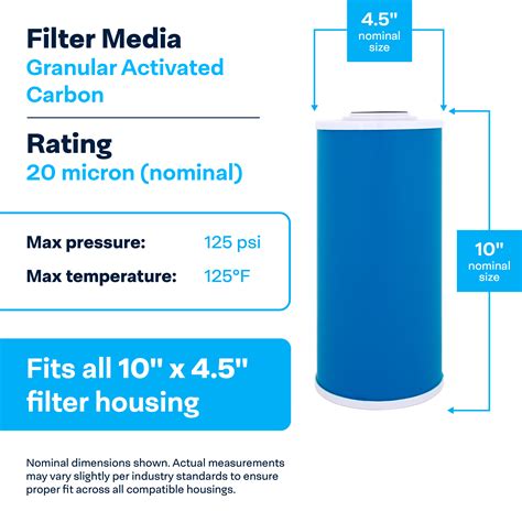 Sp Gac Bb 10x4 5 Gac Granular Activated Carbon Filter 15 61