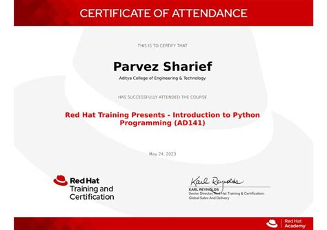 Parvez Sharief On Linkedin Nagendrakishore Pawan Rajeshbolla Python Redhat Programming