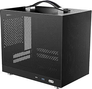 MiniNeo G200 Portable Small Form Factor Mini ITX Case With Advanced Vented Panel Front USB Type