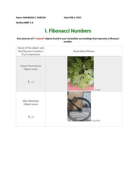 Mathmw Golden Ratio Fibonacci Sequence Assignments Mathematical Logic