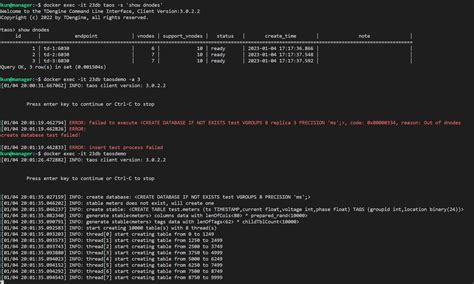 3022 Create Mnode Execution Stuck · Issue 19340 · Taosdatatdengine