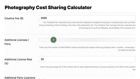 Take The Guess Work Out Of Cost Sharing With This Genius Pricing Calculator By Aaron Radford
