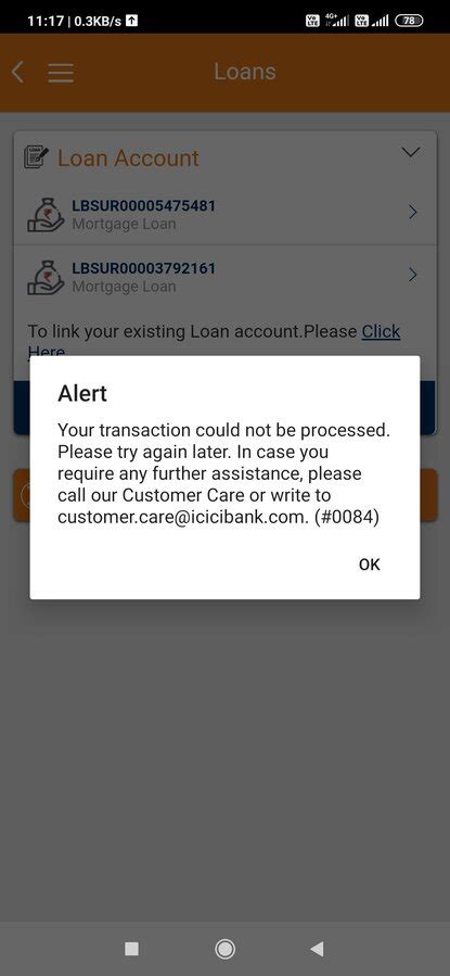 Resolved Icici Bank — Online Transaction Not Working And Upi Error 0084