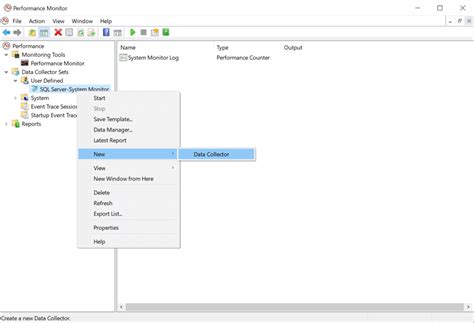 Create Windows Performance Monitor Data Collector Set
