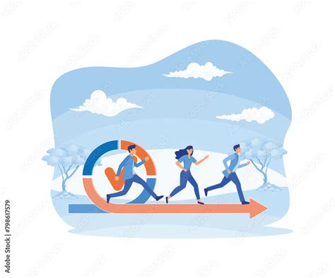 Agile Development Process With Running It Developers Team Software