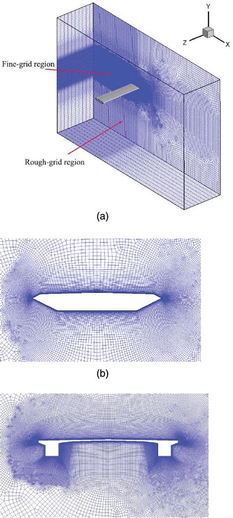 meshing of the computational domain a overview of the mesh