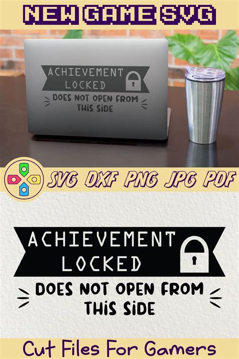 Achievement Locked Svg Does Not Open From This Side Svg Funny