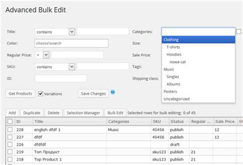 Bulk Edit Plugins For WooCommerce WP Solver