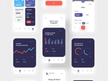 Course App UI Kit Recursos De Figma