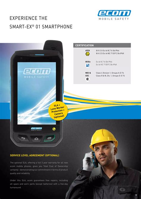 Ecom Smart Ex ATEX Mobile Phone Product Brochure PDF