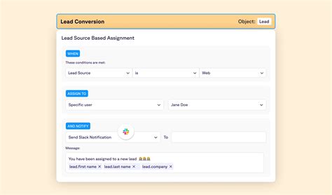 Salesforce Lead Assignment Rules Sweep Templates