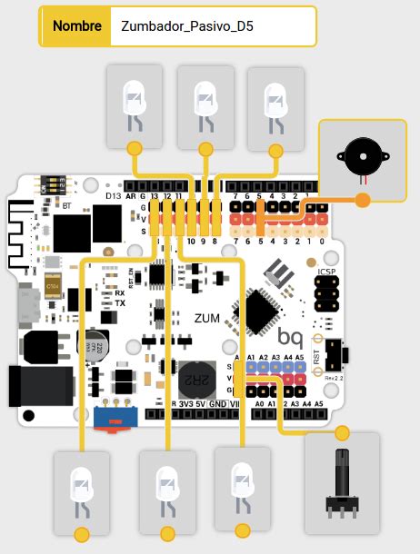 Jueduland Blog Potenciómetro Con Variación De Luces Y Zumbador Pasivo