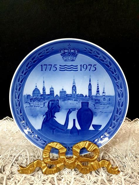 레어템로얄코펜하겐 200주년장식접시 세컨웨어