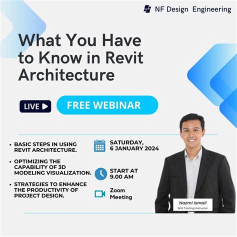 Nazmi Ismail On Linkedin Percuma Webinar Pengenalan Revit For
