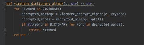 Solved Why Is This Code Not Working The Vigenere Decrypt Cipher Course Hero