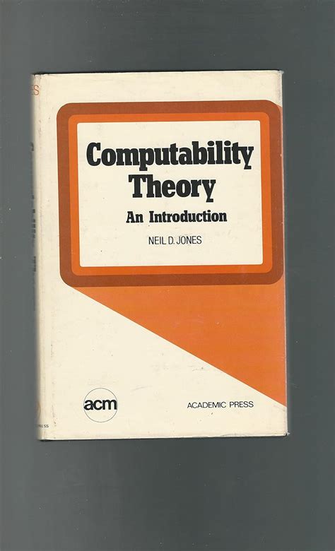 Amazon Computability Theory An Introduction Jones Neil D