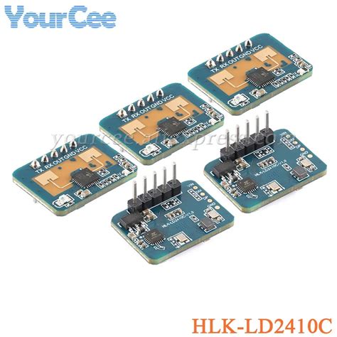 10pcs 5pcs 24ghz Human Presence Sensor Hlk Ld2410c Ld2410c Millimeter Wave Radar Module Non